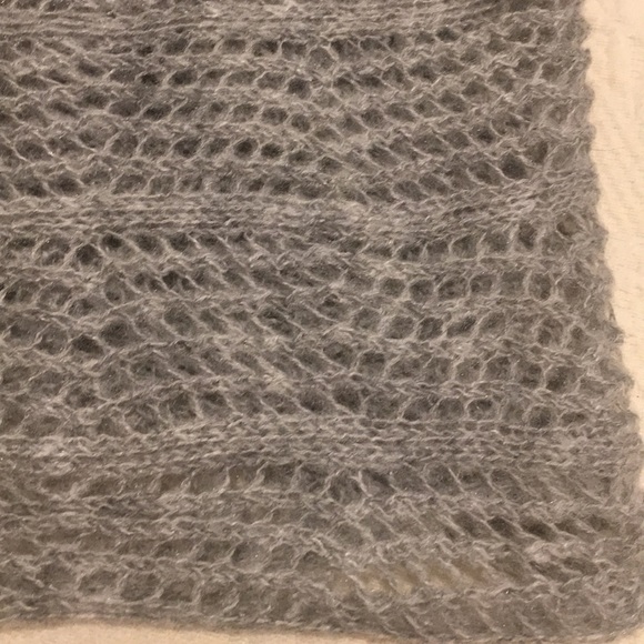 Surell | Accessories | Surell Infinity Knit Loop Scarf Faux Fur Grey ...